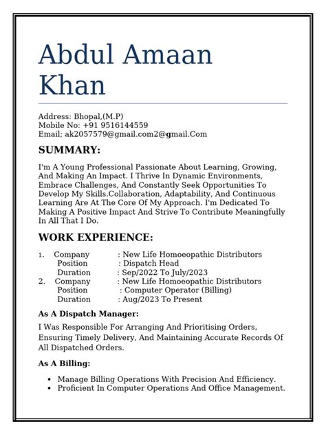 Abdul Amaan Khan Copy Pdf