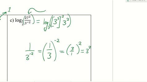 Ch 5 3 Properties Of Logarithms 7 Finding Exact Value Of Logs YouTube