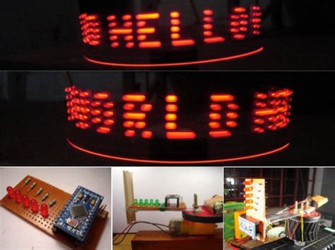 How To Make A Pov Display Using Leds And Arduino Arduino Maker Pro