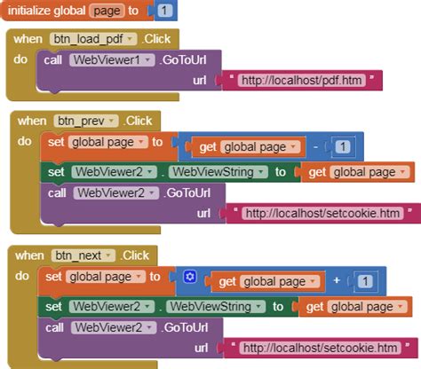 Pdf Reader With Javascript Pdfjs Library Webviewer Cookie App Showcase Mit App Inventor