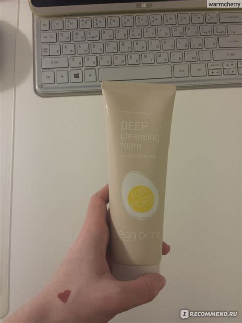 Пенка для умывания TONY MOLY Egg Pore Deep Cleansing Foam - «Самая ...