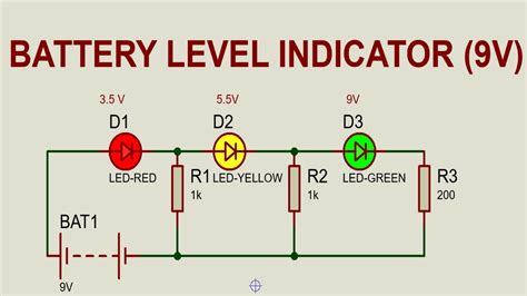 Battery Voltage Indicator Circuit