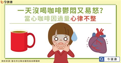 一天沒喝咖啡鬱悶又易怒？當心咖啡因過量心律不整 今健康