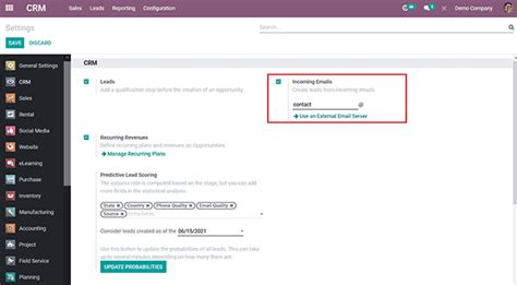 Odoo Crm Best Crm In Odoo Odoo Crm Module Integration