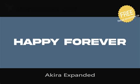 Akira Expanded Demo Font By Typologic