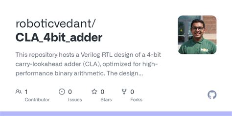 Github Roboticvedantcla4bitadder This Repository Hosts A Verilog