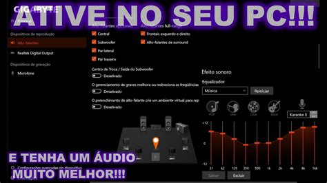 Como Ativar O Gerenciador De Áudio Da Realtek No Seu Computador Passo A Passo Youtube