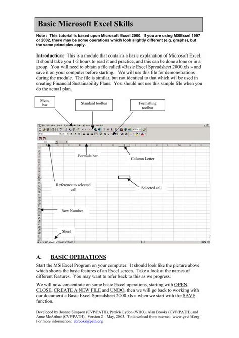 pdf basic microsoft excel skills astalaweb dokumen tips