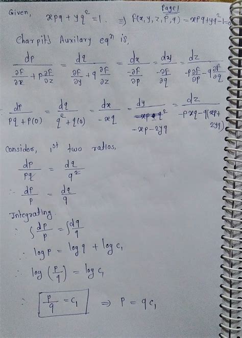 [solved] using charpit s method find a complete integral of the