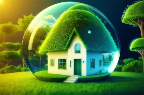 Premium Ai Image Green Energy Concept Creating A Sustainable Home The Power Of Green Energy