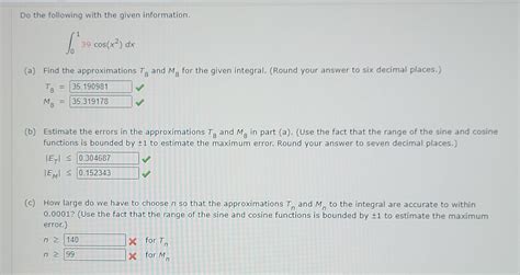 [solved] do the following with the given information