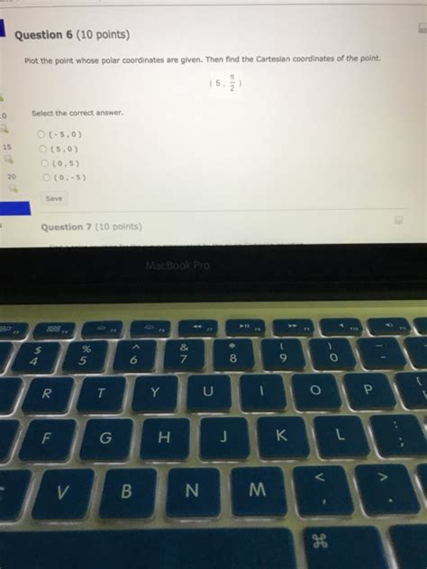 Solved Question Points Plot The Point Whose Polar Chegg Com