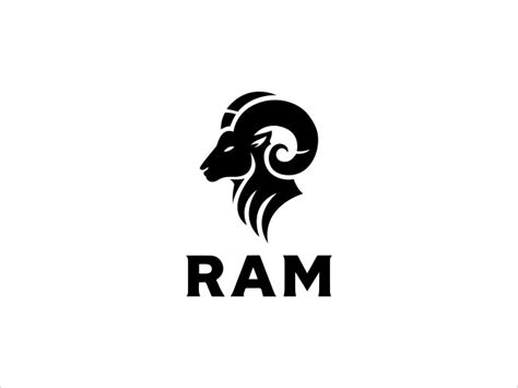 Ram Logo Design Royalty Free Vector Image Vectorstock