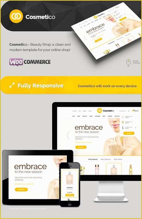 Free Responsive Ecommerce Website Templates Wordpress Of Cosmetico V1 9 3 Responsive E Merce