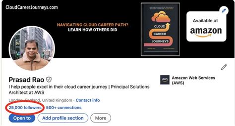 Prasad Rao On Linkedin Cloudcareer Aws 20 Comments