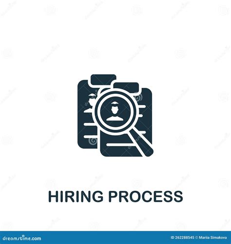 Hiring Process Icon Monochrome Simple Talent Development Icon For Templates Web Design And