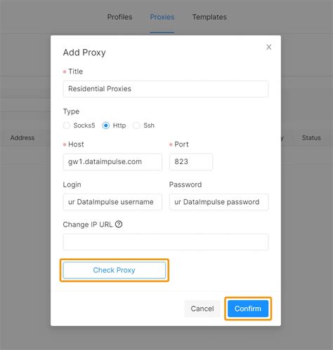 Residential Proxies For Octobrowser Connecting Tutorial Dataimpulse