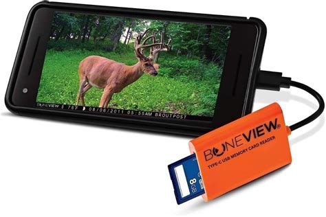 Amazon Com SD Card Reader For Android Type C USB Trail Camera Viewer By BoneView Backup