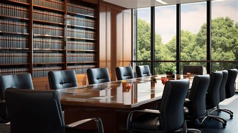 Premium Photo A Photo Of A Law Firms Conference Room