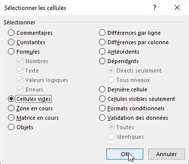 Comment Supprimer Les Lignes Vides Ou Avec Des Cellules Vides Dun Tableau Sur Excel Excel