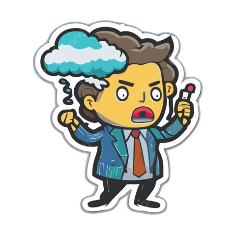 닥터 스탠 스티커 일러스트 벡터 의사 닥터 스탠 클립 아트 고립 된 만화 날씨 기자와 스티커 디자인 Png 일러스트 및 벡터 에 대한 무료 다운로드 Pngtree