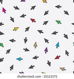 Seamless Texture Pixel Cursors Stock Vector Royalty Free 25121572