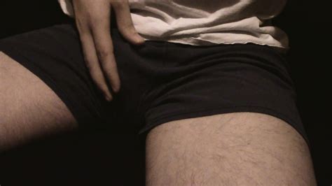 GUY PLAYS WITH COCK IN UNDERWEAR