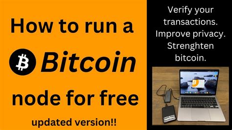 How To Run A Bitcoin Core Node Macos