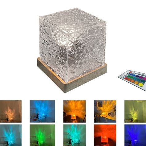 회전 물 리플 색상 변경 야간 조명 홈 장식 프로젝션 라이트 Usb 플러그인 모델 스타일 16 색상