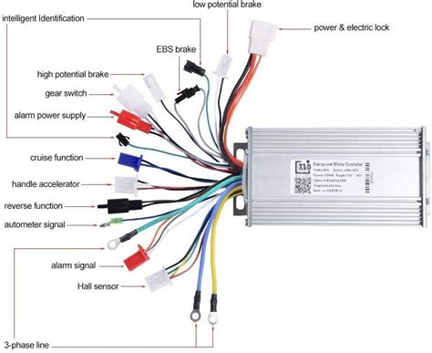 Схема подключения мотор колеса электросамоката 94 фото