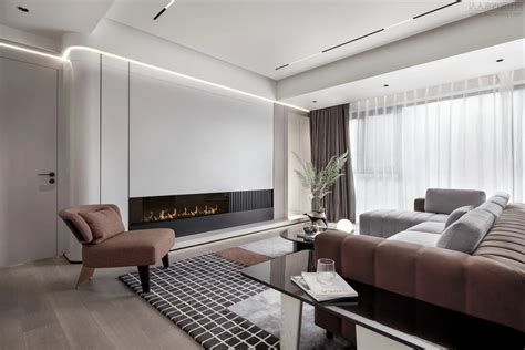 您正在访问第4页 现代简约客厅装修效果图 现代简约客厅装修效果图案例 2024装修效果图 齐家网装修图片频道