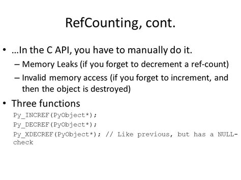 python c api overview references ppt download