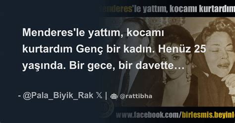 Menderesle Yattım Kocamı Kurtardım Genç Bir Kadın Henüz 25 Yaşında