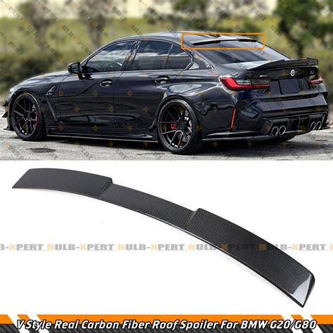 For 19 2025 Bmw G20 320i 330i M340i G80 M3 Carbon Fiber Rear Window Roof Spoiler Parts For Sale