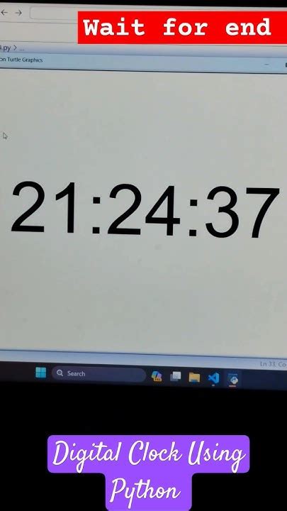 Master Python Create Digital Clock Youtube