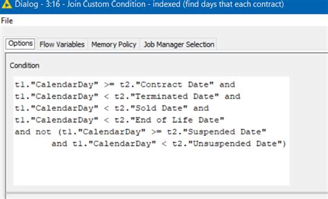 Date Scaffolding Join Dates With Less Than Greater Than Function Knime Analytics Platform