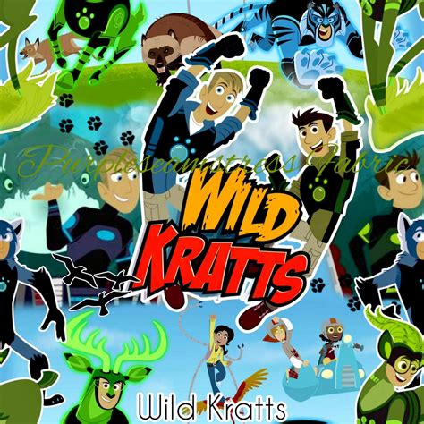 Wild Kratts Purpleseamstress Fabric