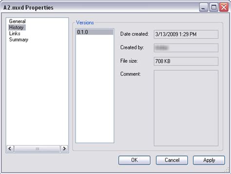 Viewing File Version Information—arcmap Documentation