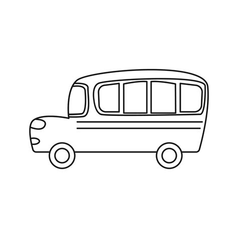School Bus Clipart Black And White