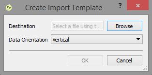 Import Data Dialog Box