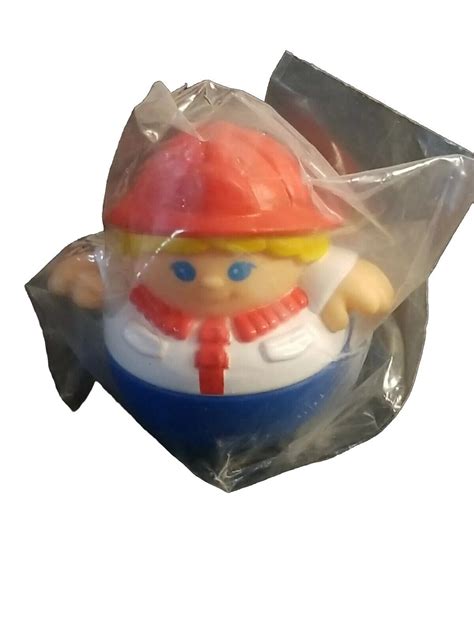 Playskool 1987 Weeble Wobble Fireman Girl Replacement Figure On Ebid
