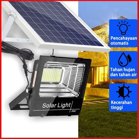 Jual Lampu Sorot Led Sunpro W Lampu Solar Panel W W Lampu Solar Cell Best Seller