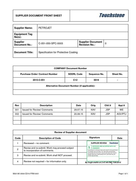 Specification For Protective Coating Pdf Specification Technical