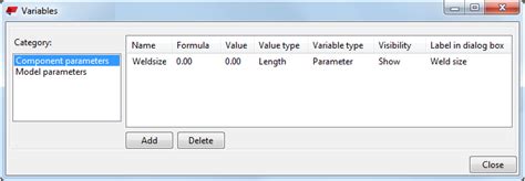 set object properties by using parametric variables trimble user assistance