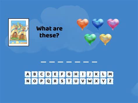 What Are These Choose The Correct Letters Hangman