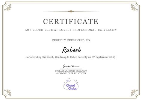 Rabeeb Rahman On Linkedin Awscloudclublpu