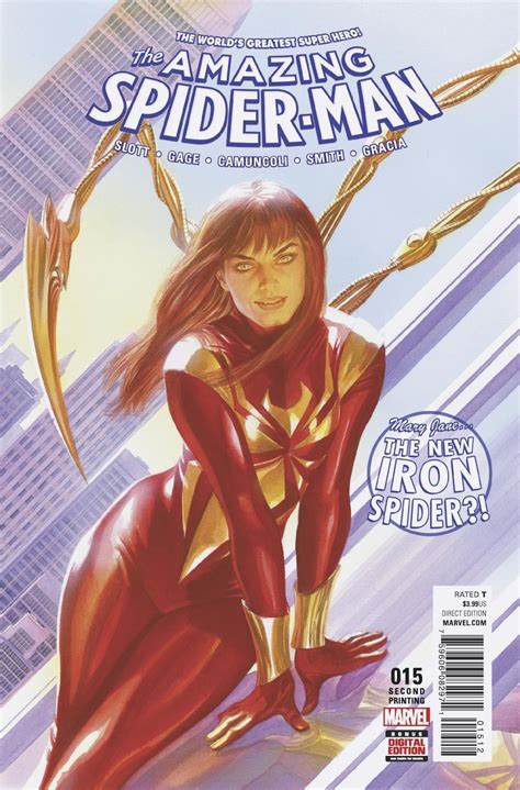The Amazing Spider Man 15 Alex Ross 2nd Printing Fresh Comics