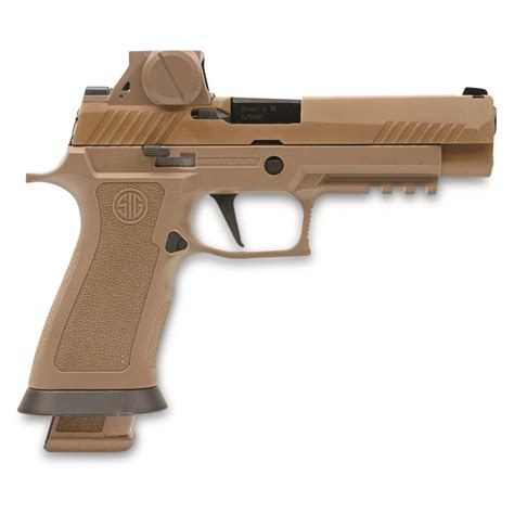 Sig Sauer M17x Semi Automatic 9mm 4 7 Bbl 21 1 Rds With Romeo M17 Red Dot Sportsmans Guide