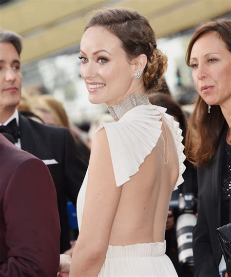 Oscars Olivia Wilde Takes The Plunge In Valentino