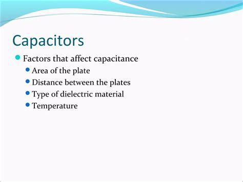 Capacitance Ppt